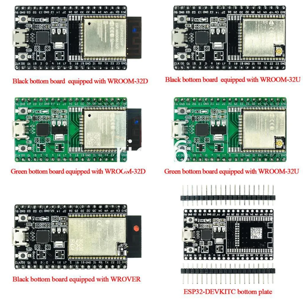 435에서 Esp32 Devkitc 코어 보드 Esp32 개발 보드 Esp32 Wrow 32d Esp32 Wroom 32u