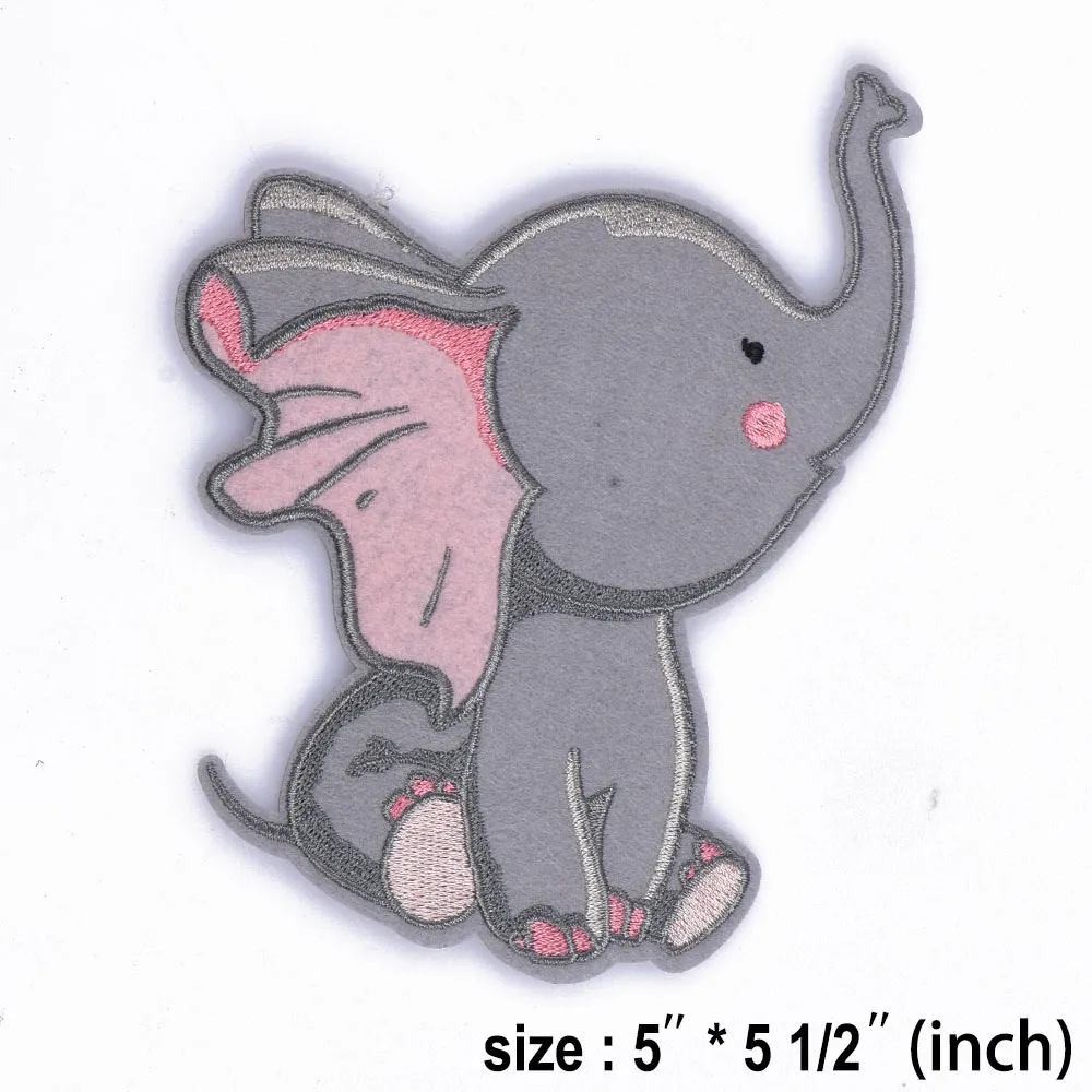 Personalized Elephant Embroidery Patch for Clothing - Custom Animal ...
