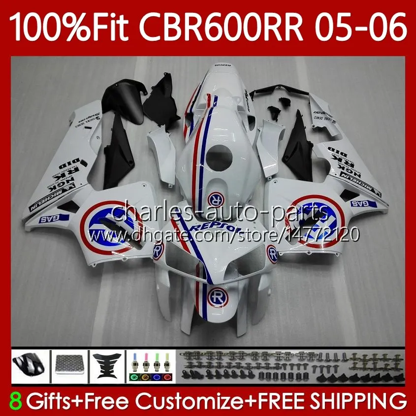 Injection Mold Fairings for Honda CBR 600RR 600cc 2005-2006 OEM ...
