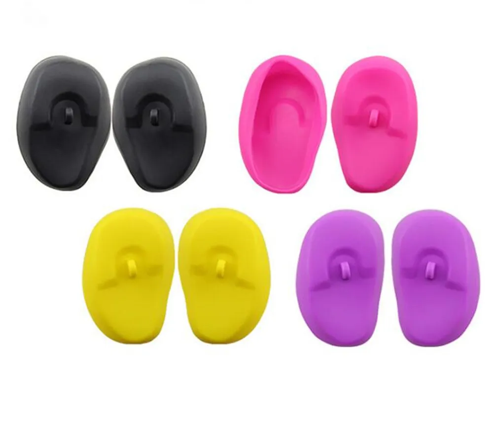 Silicone Ear Covers for Showers, Hair Coloring, and Water Protection ...