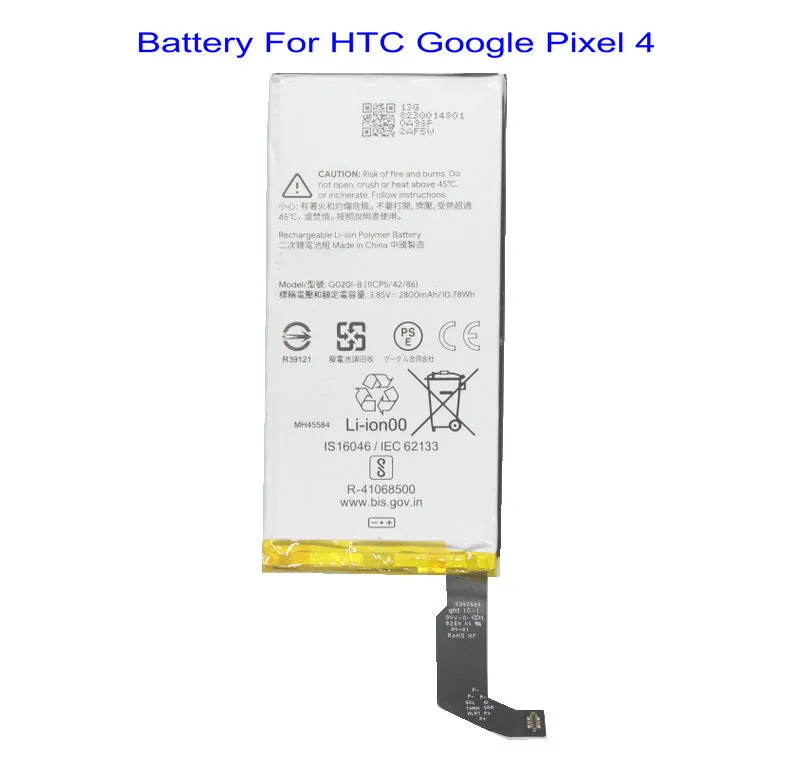 DHgate.com:G020I-B Pixel4 2800mAh Phone Replacement Battery For HTC Google Pixel 4:Cell Phones ...