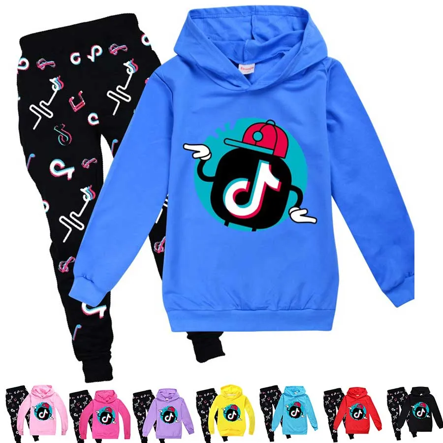 Tik Tok Kids Clothes Set For Boy Girl Tracksuit Clothes Autumn Tiktok ...