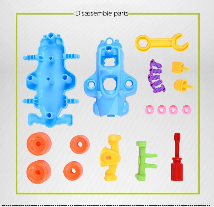 Cute Cartoon Children Disassembly Assembly Model Screwing Blocks Toys ...
