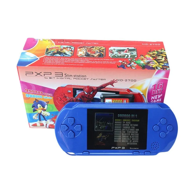 PXP3 Game Player 16Bit 2.6 Inch LCD Screen Handheld Video Game Player ...