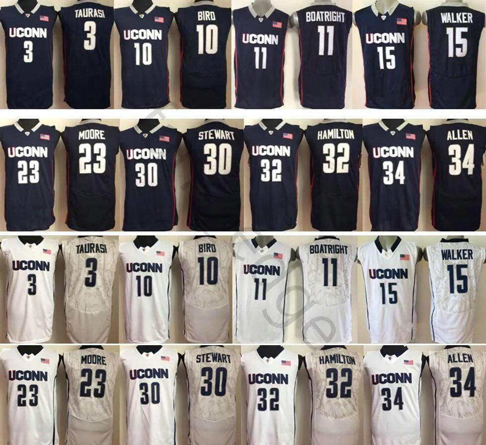 UConn Huskies Basketball Jersey Collection - Vintage College Gear ...