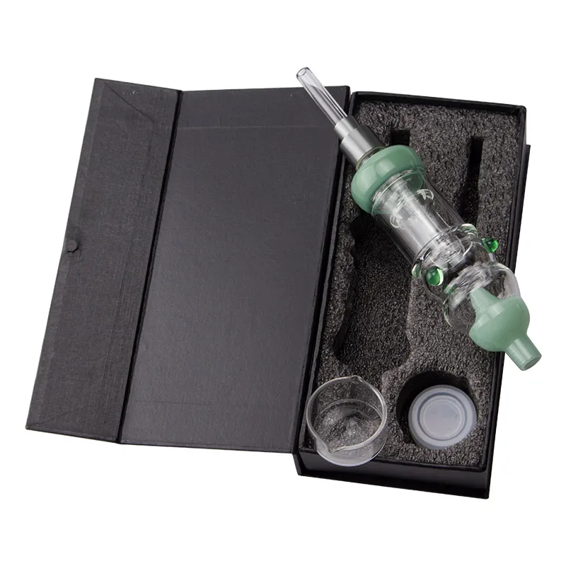 Wholesale CSYC NC032 Glass Water Bong With Ceramic Tip, Sharp Quartz Nail, And Colorful Birdcage ...