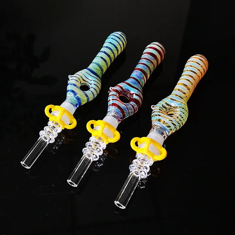 Wholesale Mini Glass Nector Collector Kit With 10mm Quartz Nail Tips ...