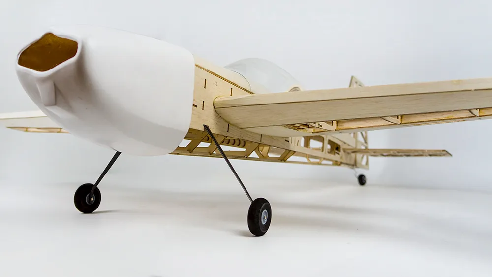 Balsa Wood RC Airplane Model Kit Gas/Electric Powered, 4 Channels ...