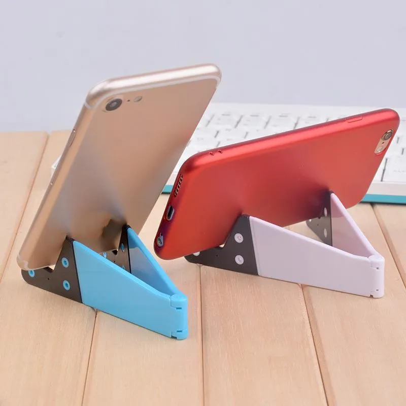 Desktop Phone Holders: V Shaped Folding Phone Bracket, Portable ...