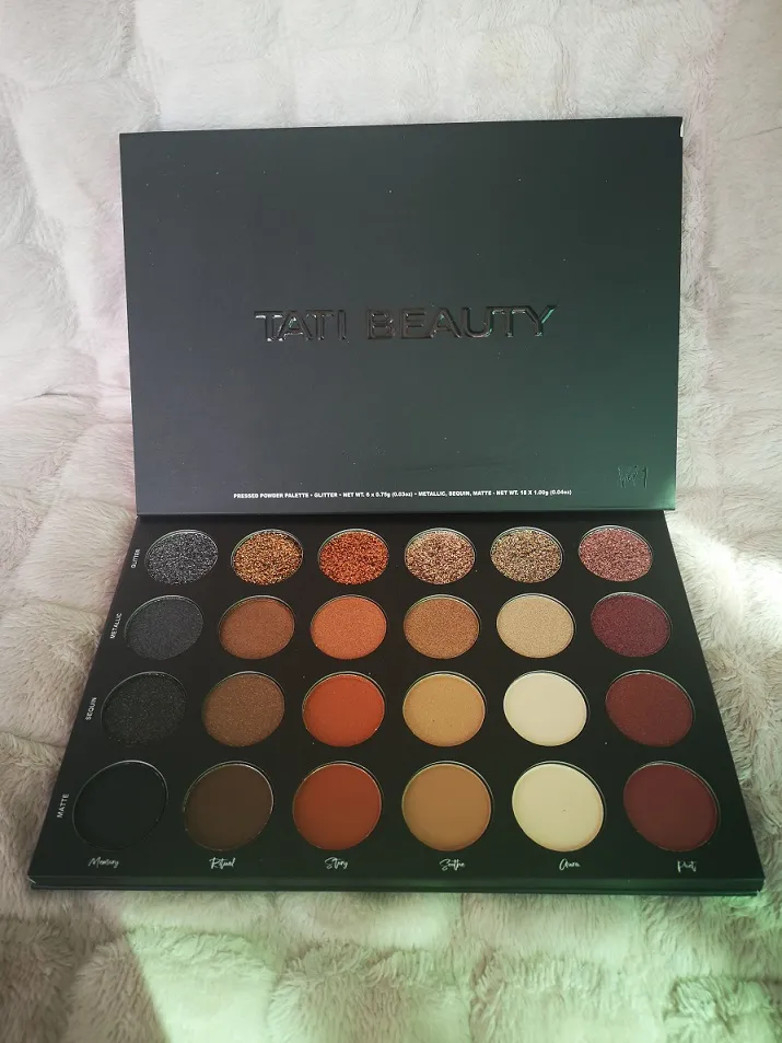 Super Hot Tati Beauty Eyeshadow Palette 24 Vibrant Colors Vol.1 High Pigmentation Glitter Eyeshadow With Face Powder Perfect Christmas Eye Cosmetics Gift From Beautymall8515 9.08 DHgate.Com