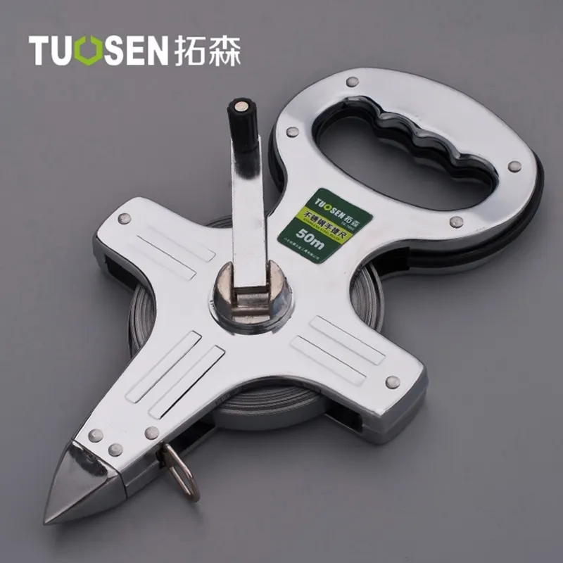 DHgate.com:Stainless Steel Retractable Measuring Tape, TUOSEN 30M/50M ...