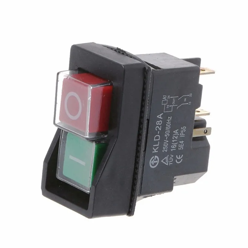 Waterproof Electrical Switches - Heavy Duty Push Button, 220V/18A, IP55 ...