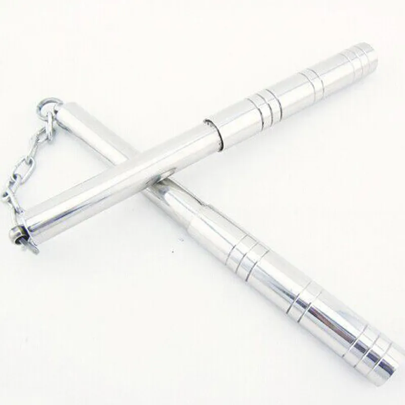 DHgate.com:Telescopic Nunchakus: Portable Stainless Steel Nunchaku Set ...