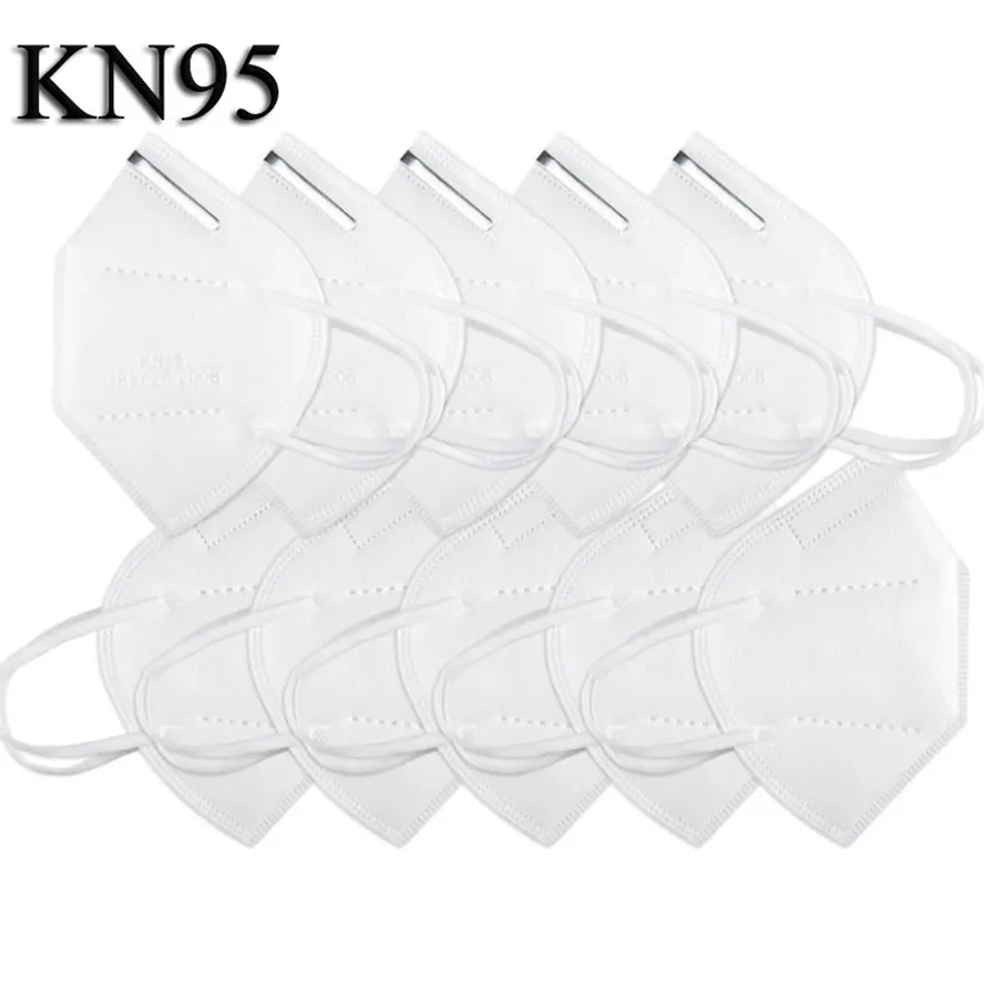 DHgate.com:KN95 mask face mask disposable masks adult white Non-woven ...