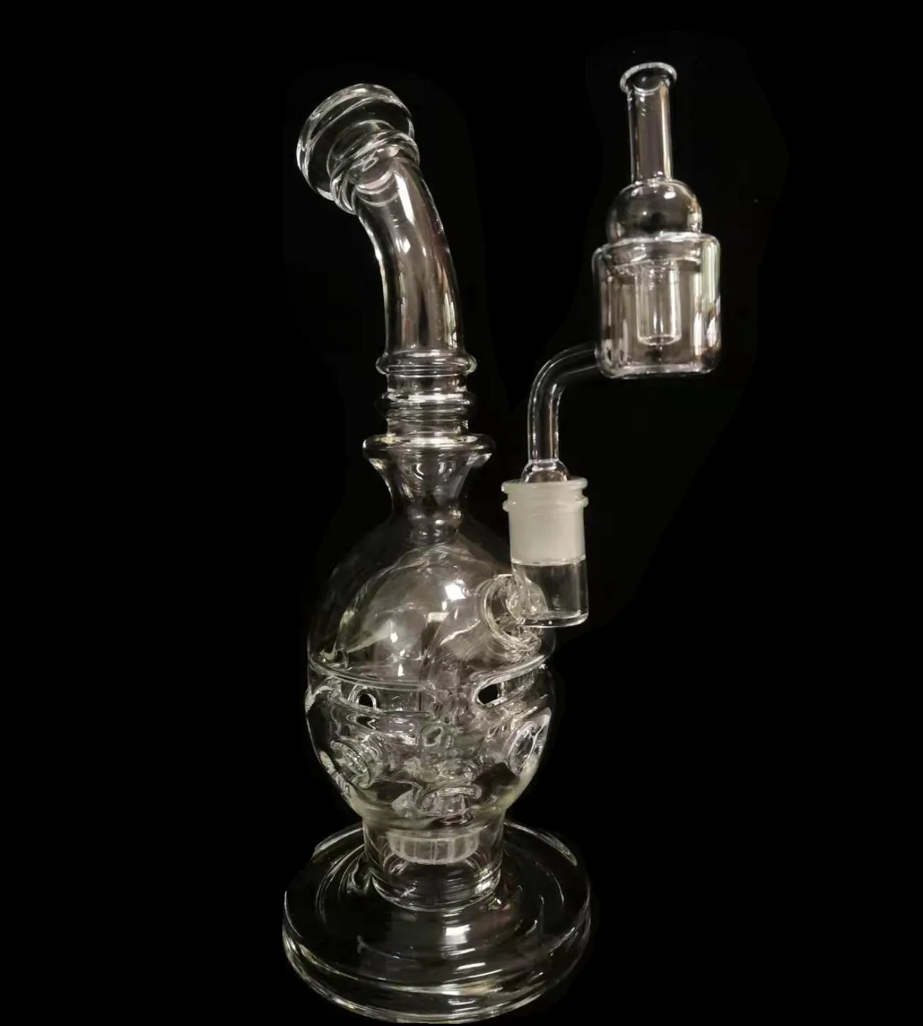 Wholesale New Year Hot Gift: Fab Egg Glass Bong With Skull Design, Dual ...