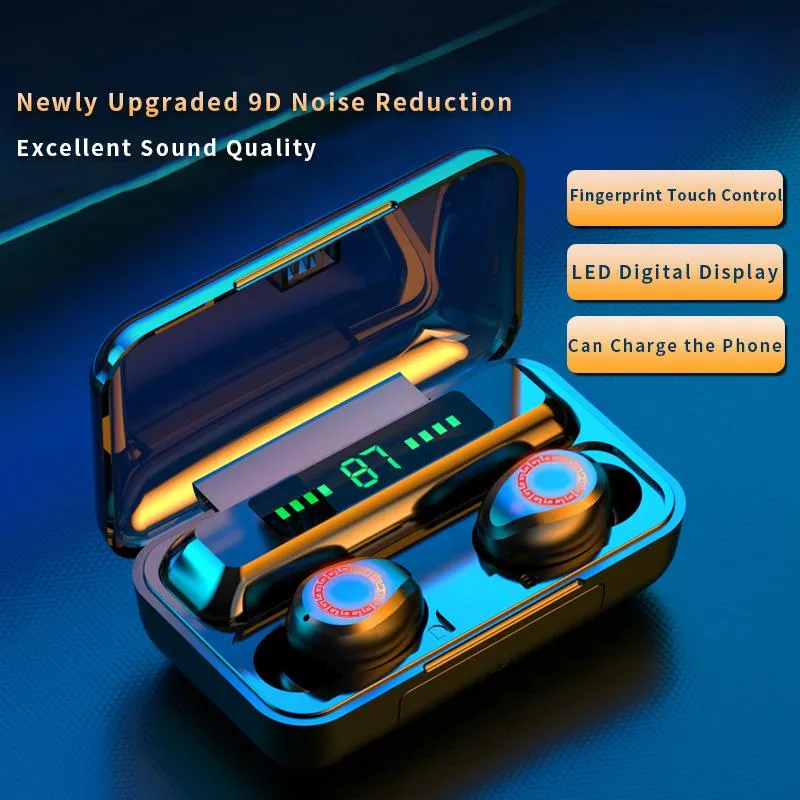 TWS Wireless Earbuds: True Wireless Sports Earphones, Hi Fi Sound, IPX7 ...