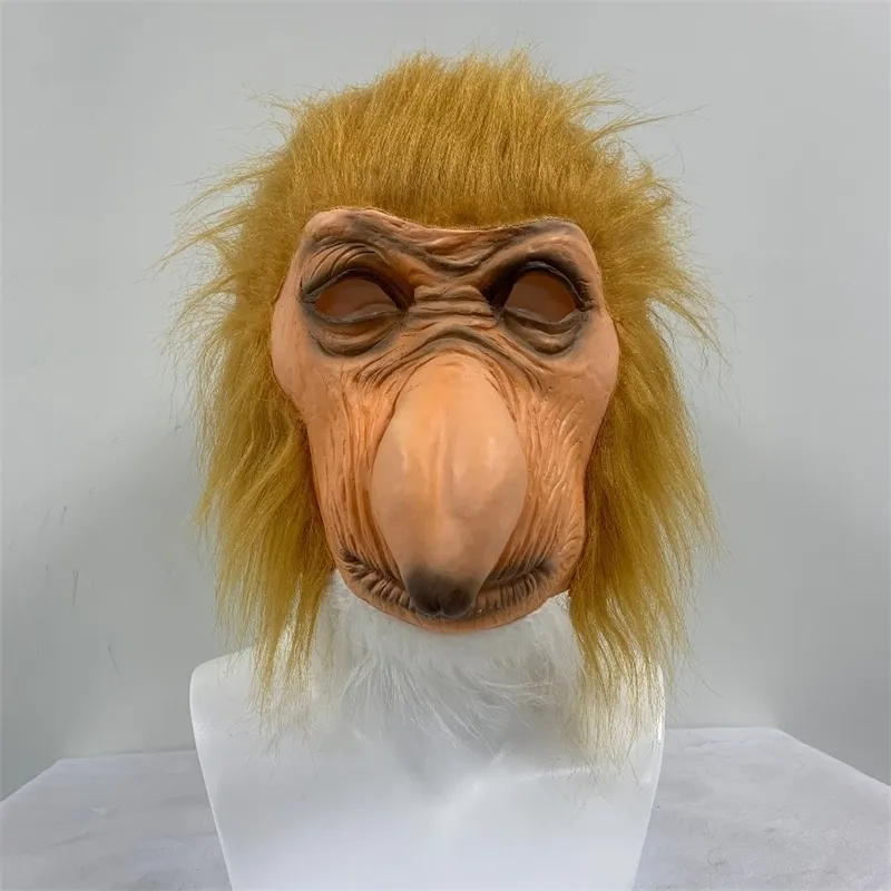 Y200103 Funny Latex Proboscis Monkey Mask Full Head... From Long10, $13 ...