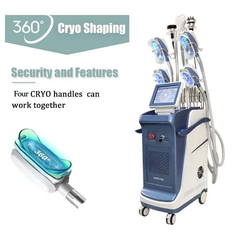 4 Cryo Manejaron Cooltech Cryolipolyse Freating Freeing Machine ...