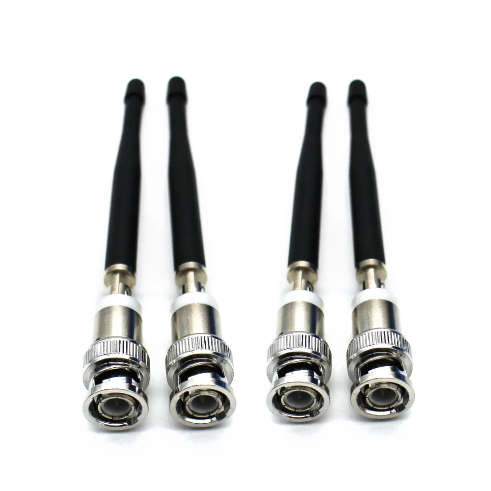 4-Piece Wireless Microphone Antenna Set - UHF BNC Connectors, Frequency ...