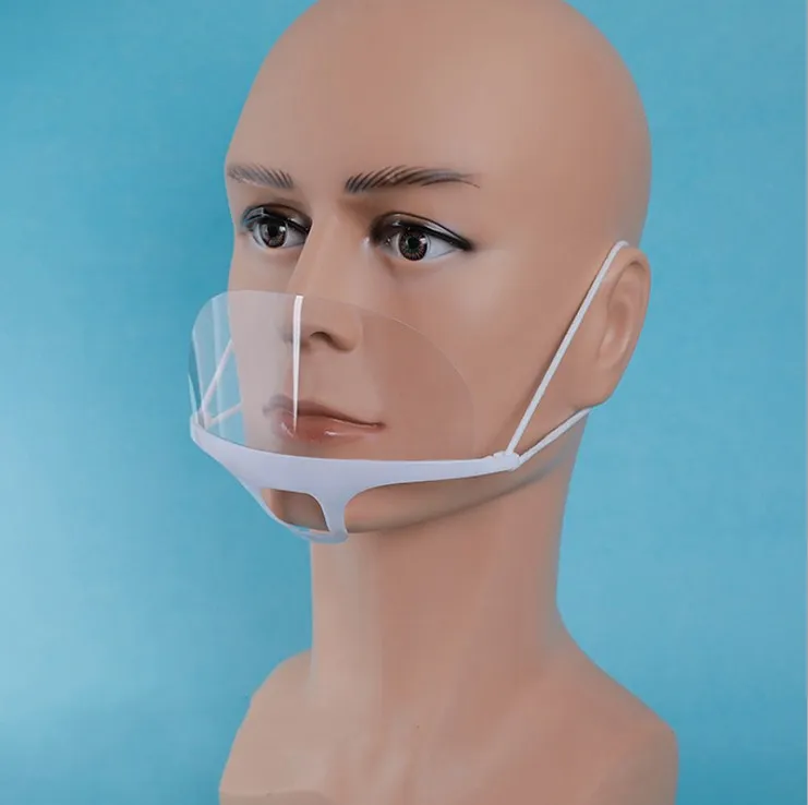 Permanent Anti-Fog Transparent Face Mask for Catering, Food Service ...