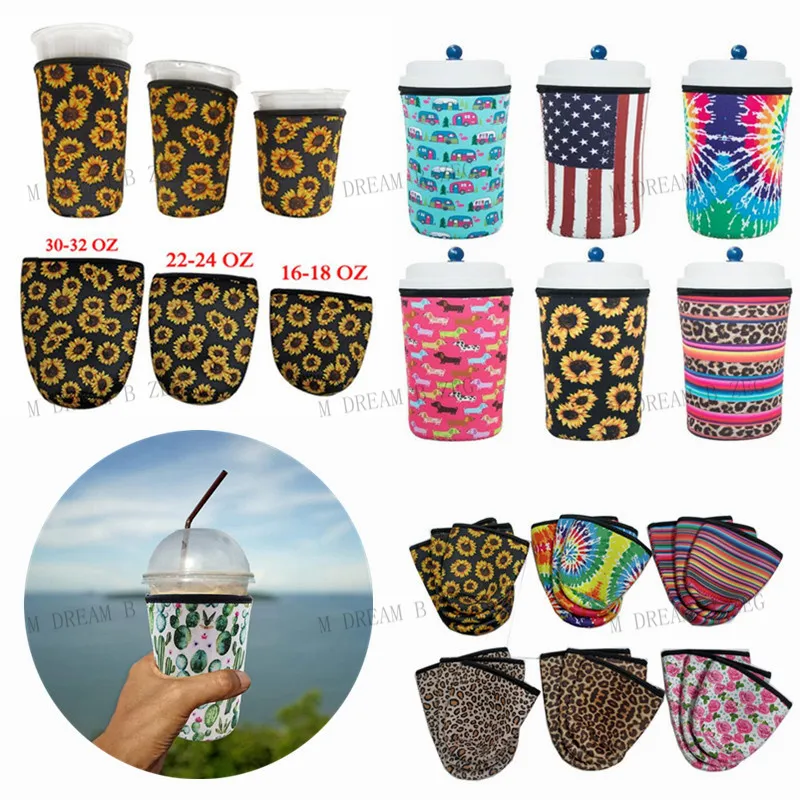 Iced Coffee Sleeve Insulator: Reusable Cup Sleeve For 30oz, 22oz, 16oz ...