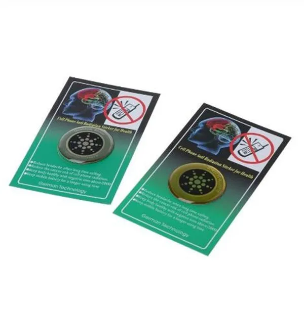 Round Nano Anti-Radiation Cell Phone Quantum Shield 5G EMF EMR ...