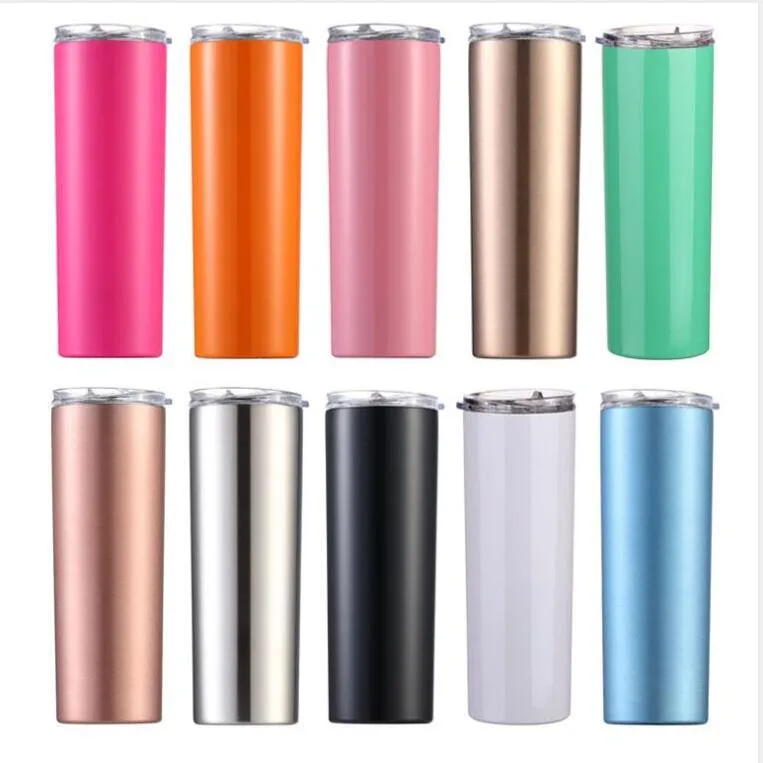 Skinny Tumbler Seamless Stainless Steel Thermoses Slim Tumblers In Bulk ...