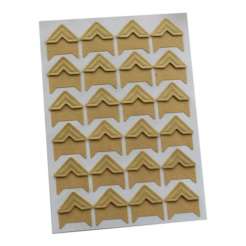 Scrapbook Paper Pads: 24 Corner Stickers, Kraft Paper For Photo Albums ...