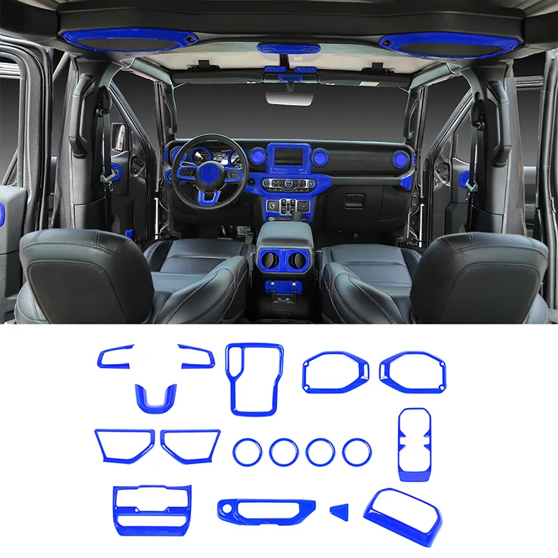 Jeep Wrangler Interior Trim Kit Blue | Cabinets Matttroy