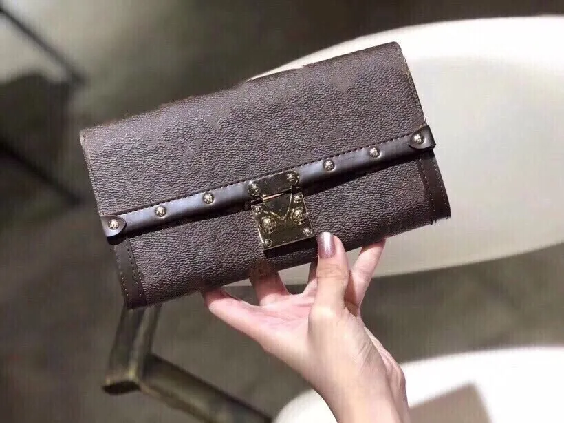 Luxury Wallet for Men/Women, Printed Flower Leather Purse, Fashion ...