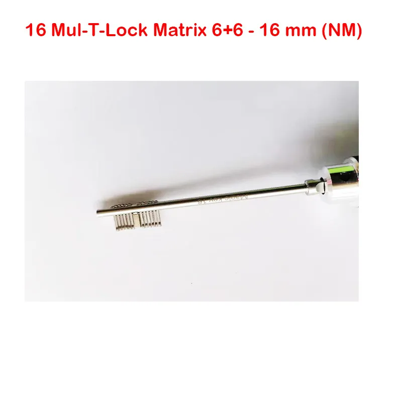 DHgate.com:Mul-T-Lock Matrix 6+6 - 16 mm (NM) Double Bit Decoder Lock ...
