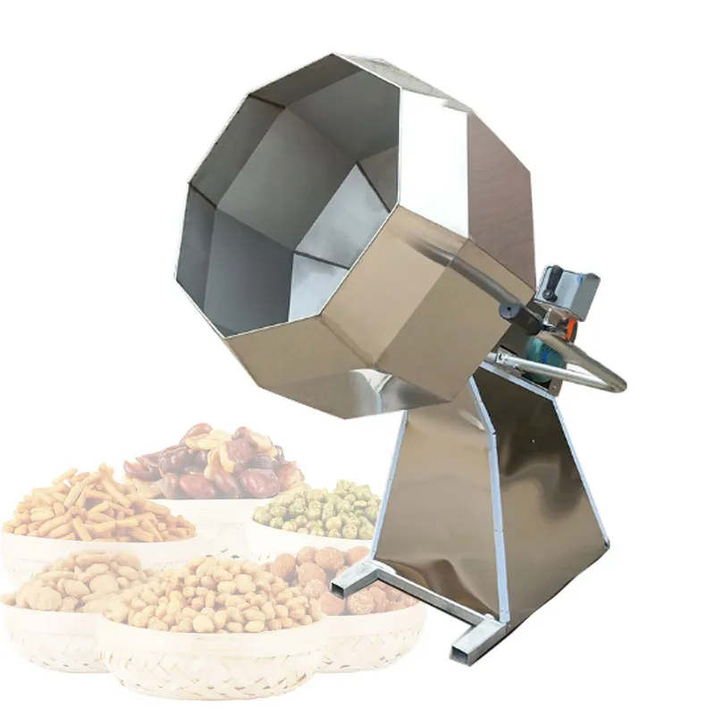 New 220v Hot Sale Fried Peanuts Seasoning Machine / Drum Potato Chips ...