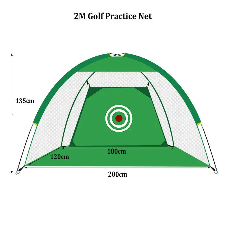 Foldable Golf Practice Net Indoor/Outdoor Hitting Cage For Garden ...