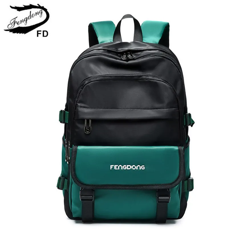 Fengdong School Bags For Teenage Boys Girls Large Cool School Backpack ...