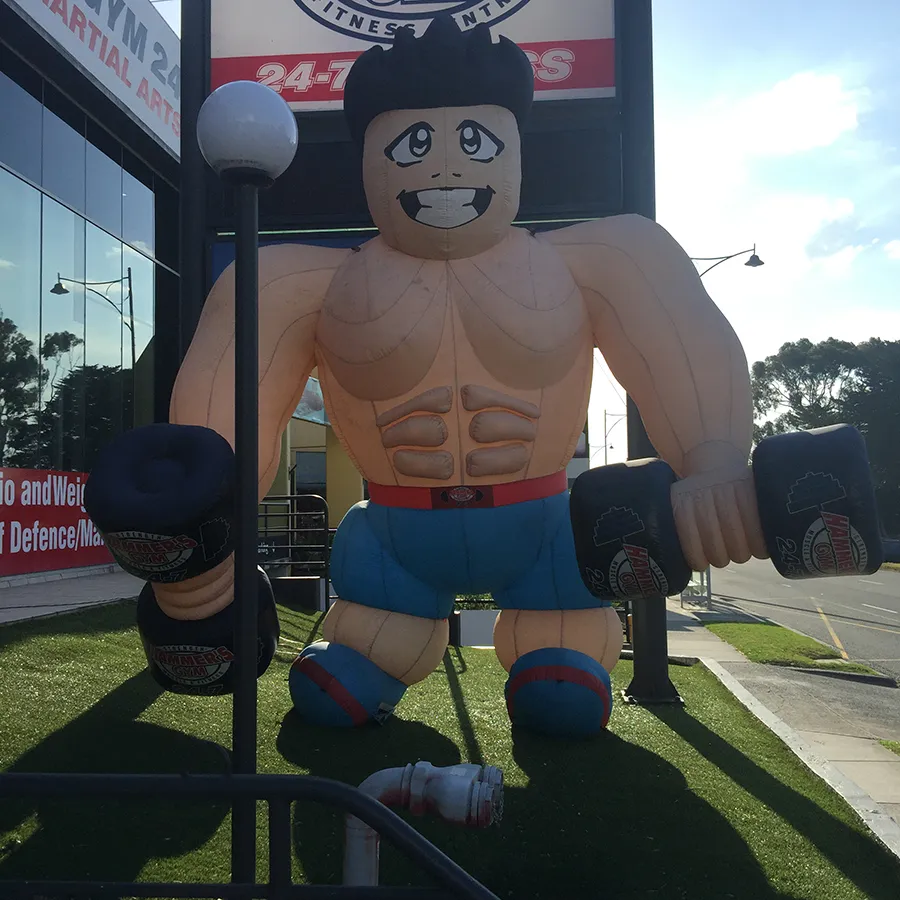 Wholesale Wholesale Inflatable Muscle Men Decoration For Gym Mike Tyson ...