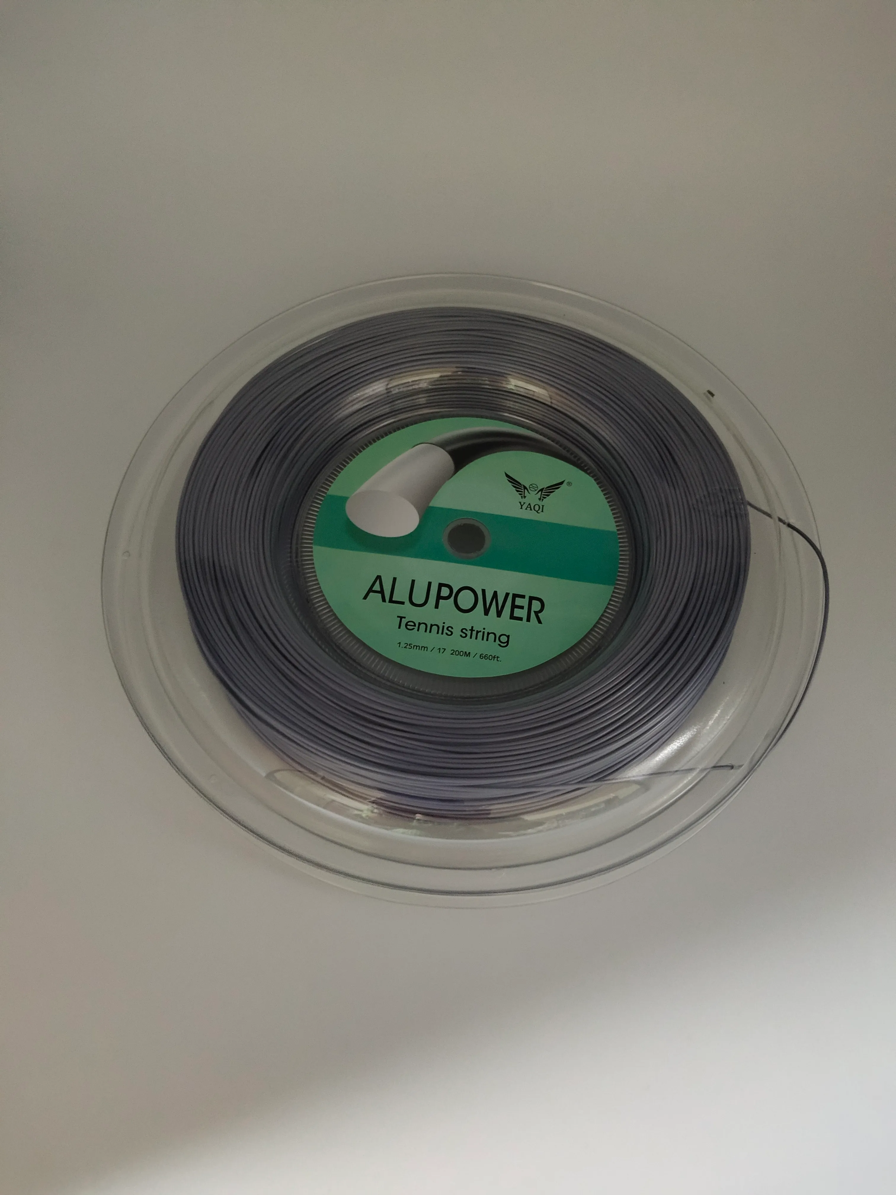 Premium Gray Tennis String 1.25mm - High Performance Polyester, Alu ...