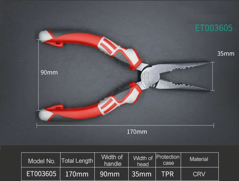 ELECALL Wire Cutter Pliers Long Nose Nippers Diagonal Beading Cable ...