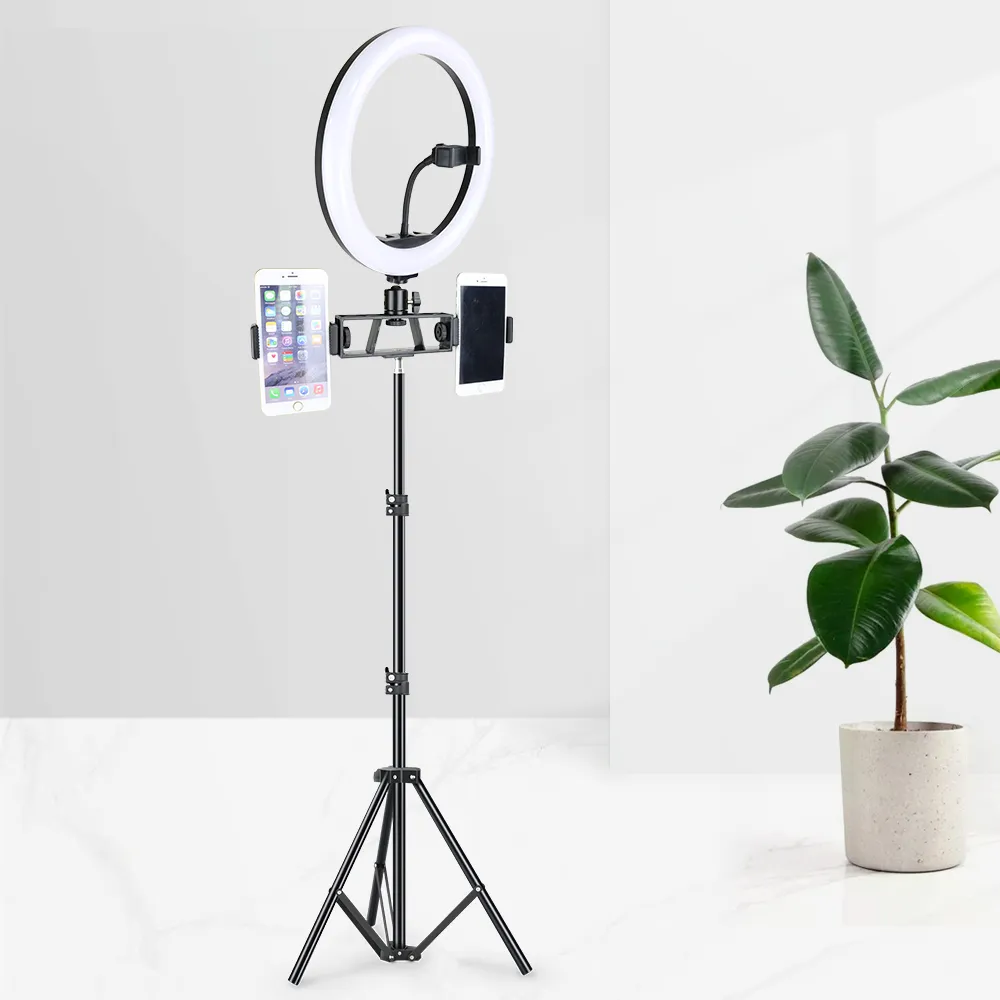DHgate.com:33CM RGB LED Ring Light Kit: 2m/1.6m/0.5m Tripod, Colorful ...