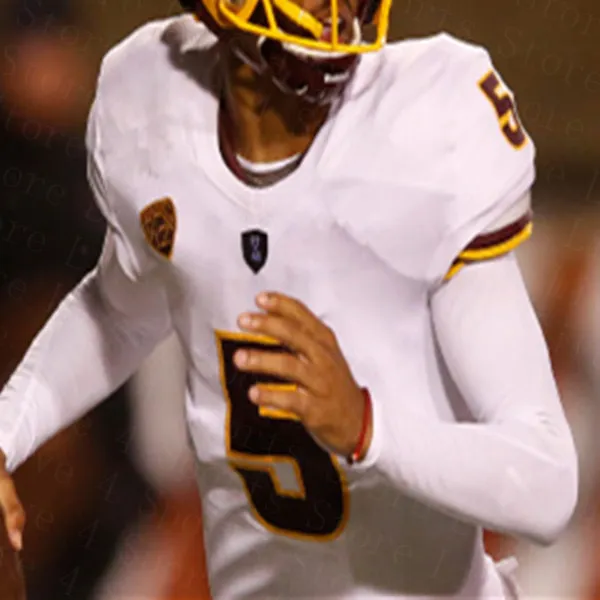 Chen37 Custom NCAA Football Arizona State ASU Jersey Pat Tillman Jayden ...