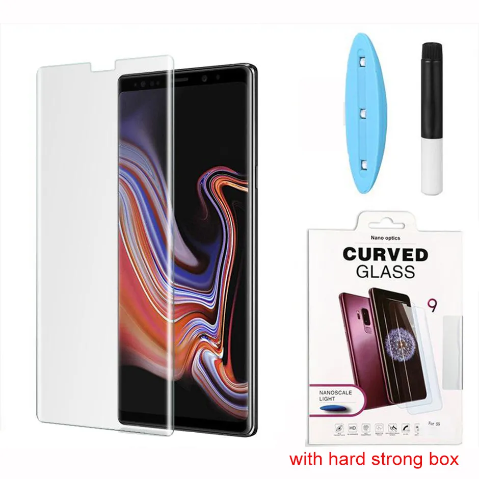 UV Cured Full Coverage Tempered Glass With Phone Screen Glue, Nano ...