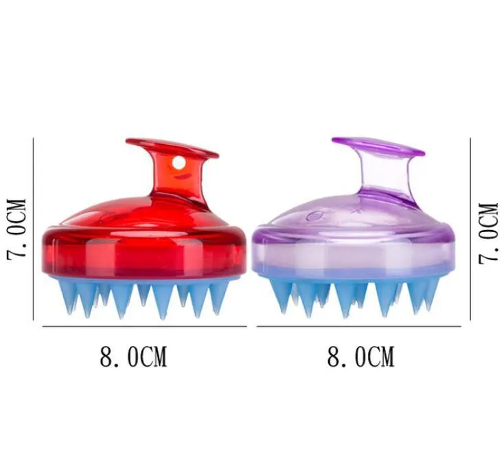 Scalp Massager Shampoo Brush - Silicone Hair Washing Comb for ...