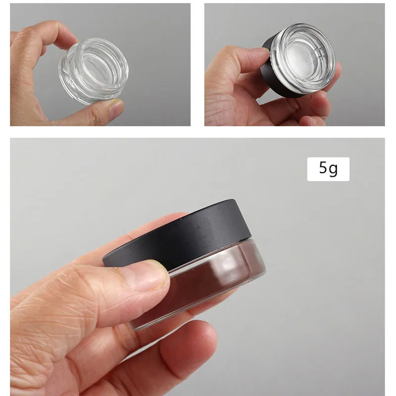 Wholesale Tempered Glass Small Containers With Lids For Dab Wax, Oil ...