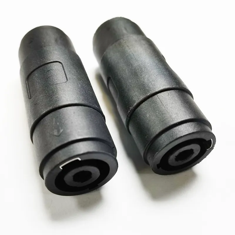 High Quality Dual 4-Pin Female Audio Speaker Cable Coupler Extension ...