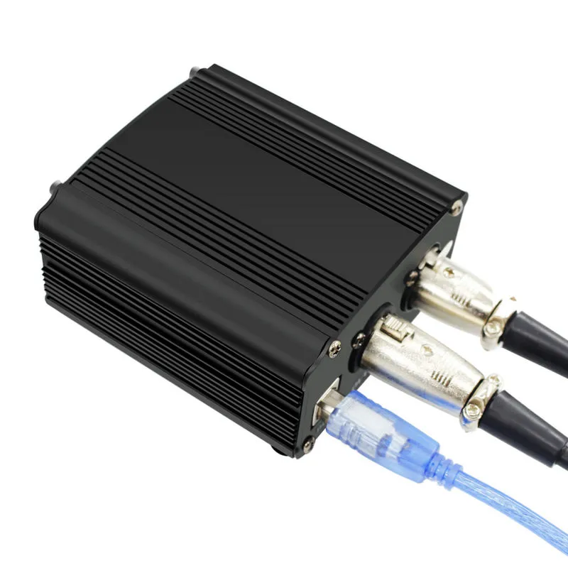 New Hot 48V Phantom Power + USB Power Cable + XLR XLR Cables For Any ...