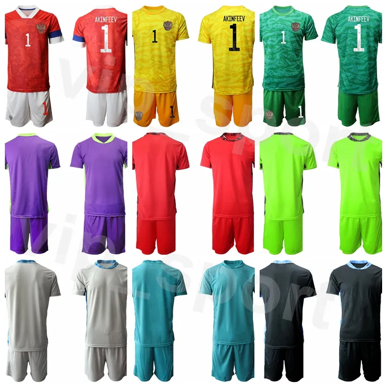 Goalkeeper GK Russia Goalie Soccer 1 Igor Akinfeev Jersey Set 12 Anton ...