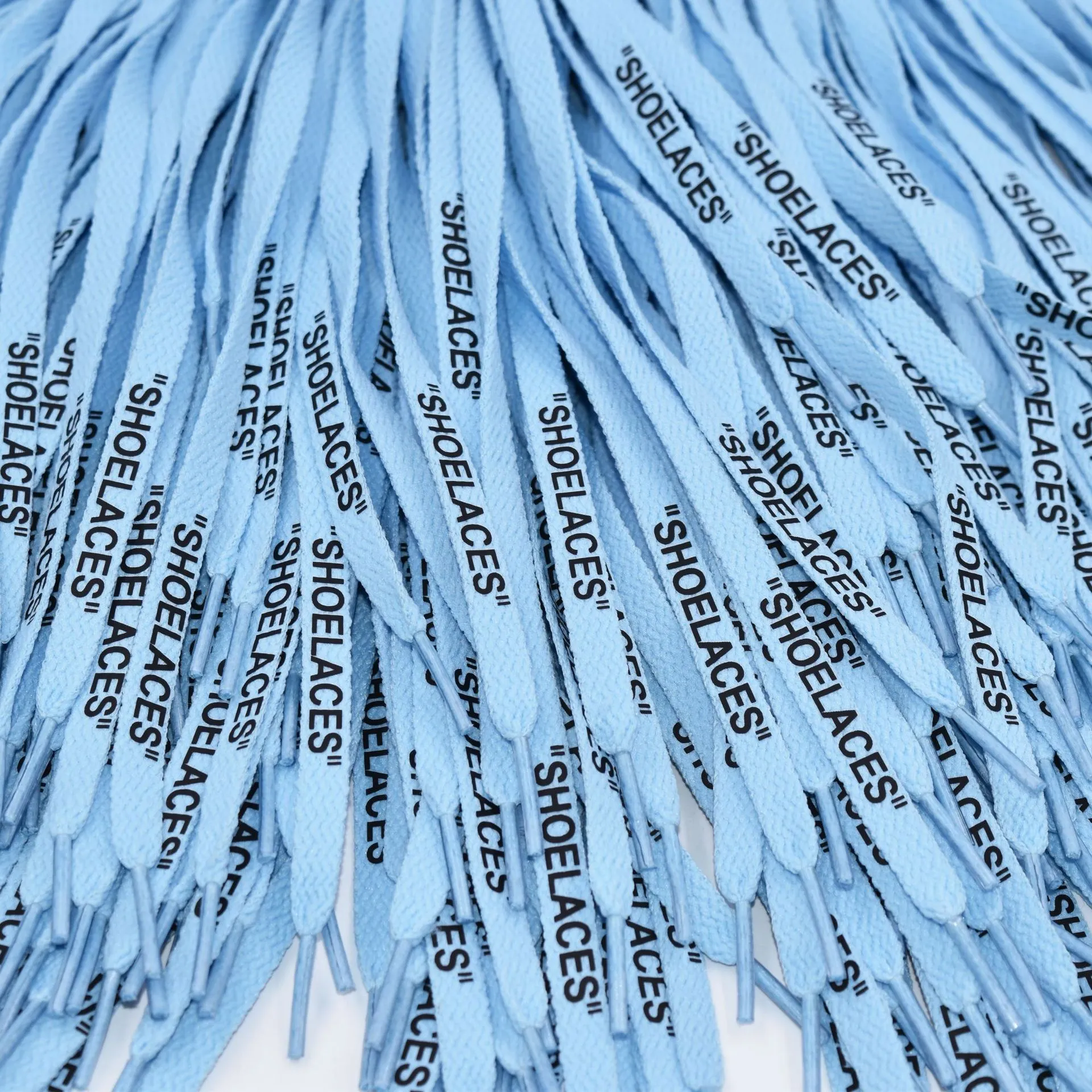 Letter Font Shoelaces 8mm Double Sided Printed Flat... From Haopang66 ...