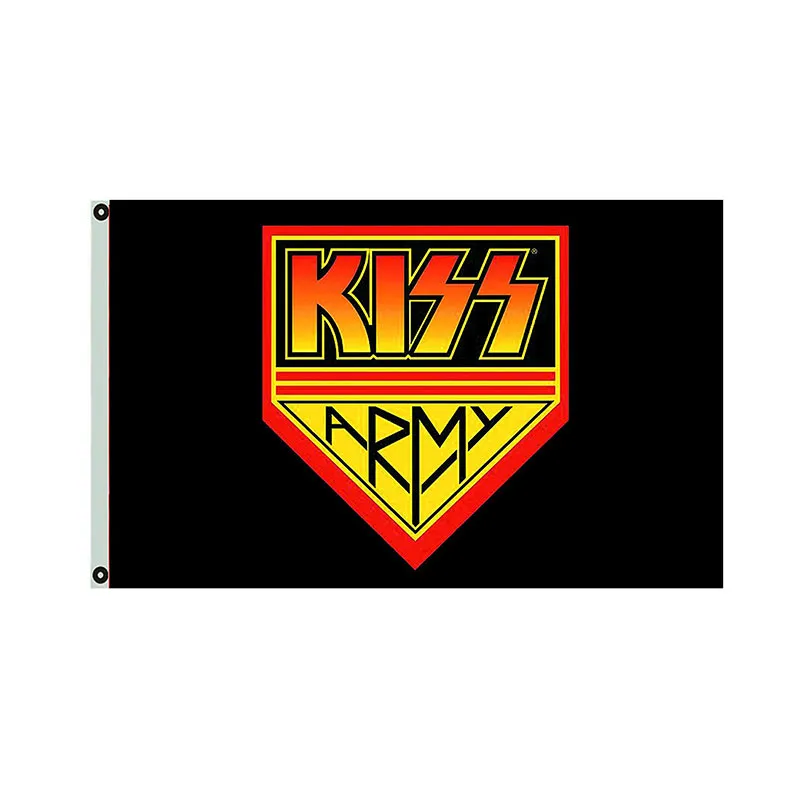 KISS Army Memorial Flag, 3x5ft, Polyester, Suitable for Outdoor or ...