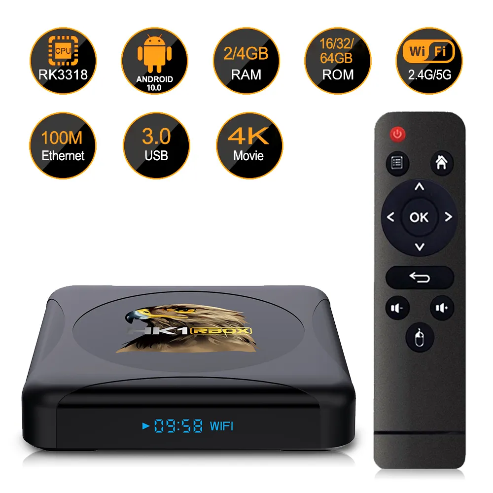 Box TV High Performance Entertainment Hub: Android TV Box With 4K ...