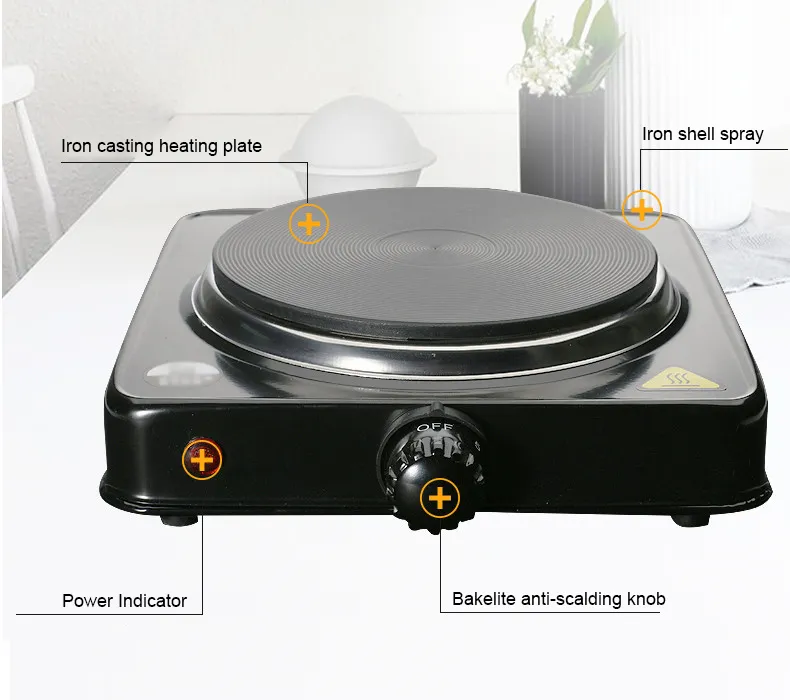 220 Volt Induction Cooktop Portable 1000W Electric Hot Plate With ...