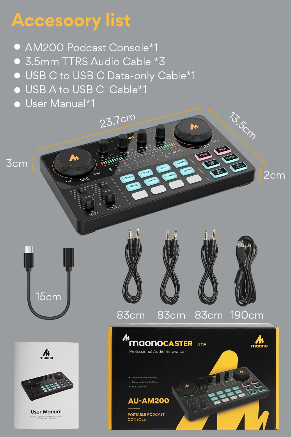 ProMix USB Audio Mixer: Professional Live Streaming Sound Card And ...